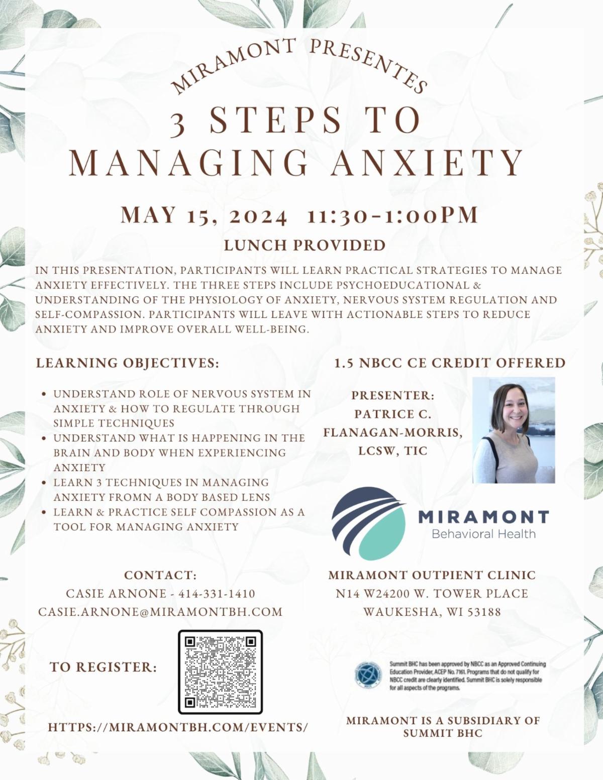 Events | Miramont Behavioral Health in Middleton, WI